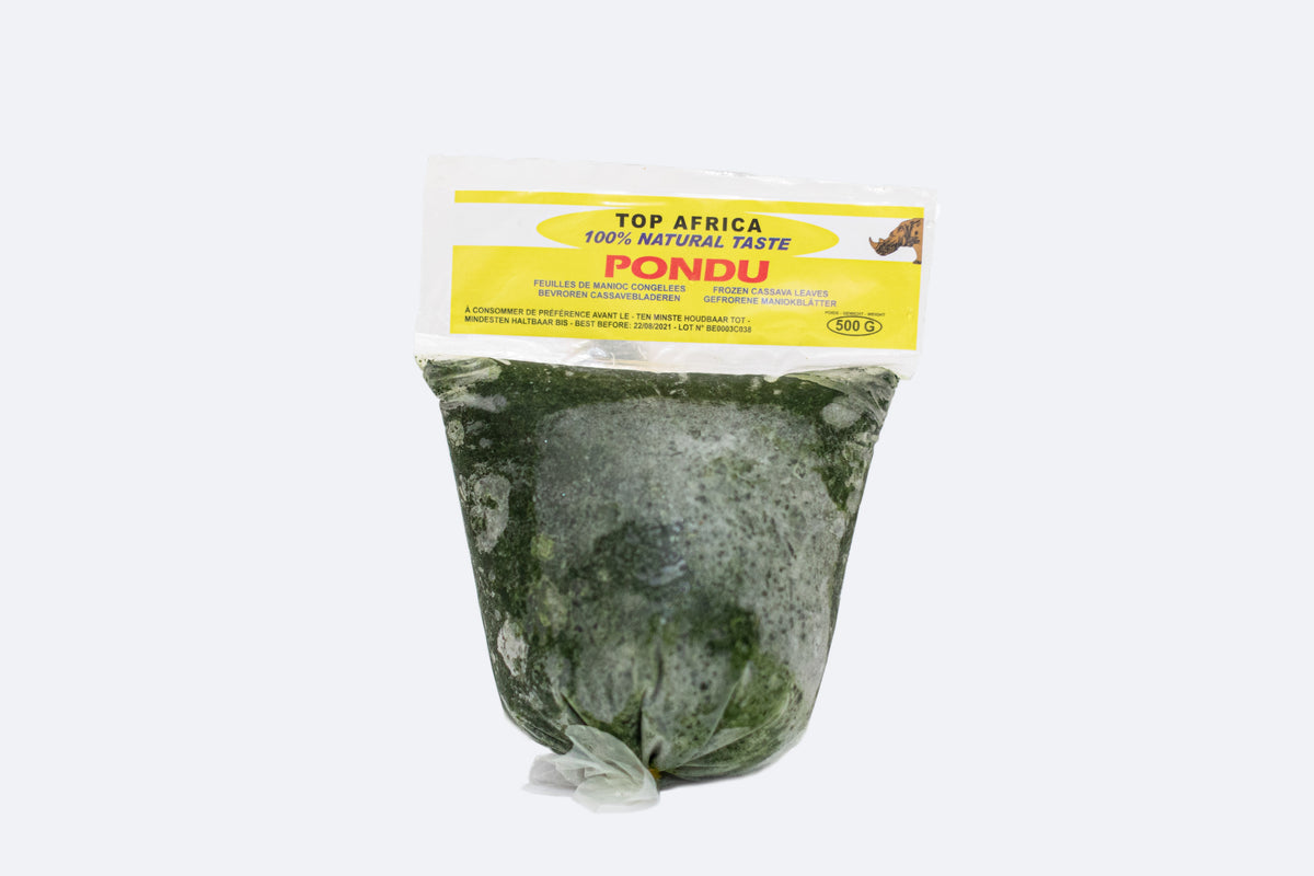 Pondu ( feuilles de manioc ou cassava leave) – FoodAfrika delivery